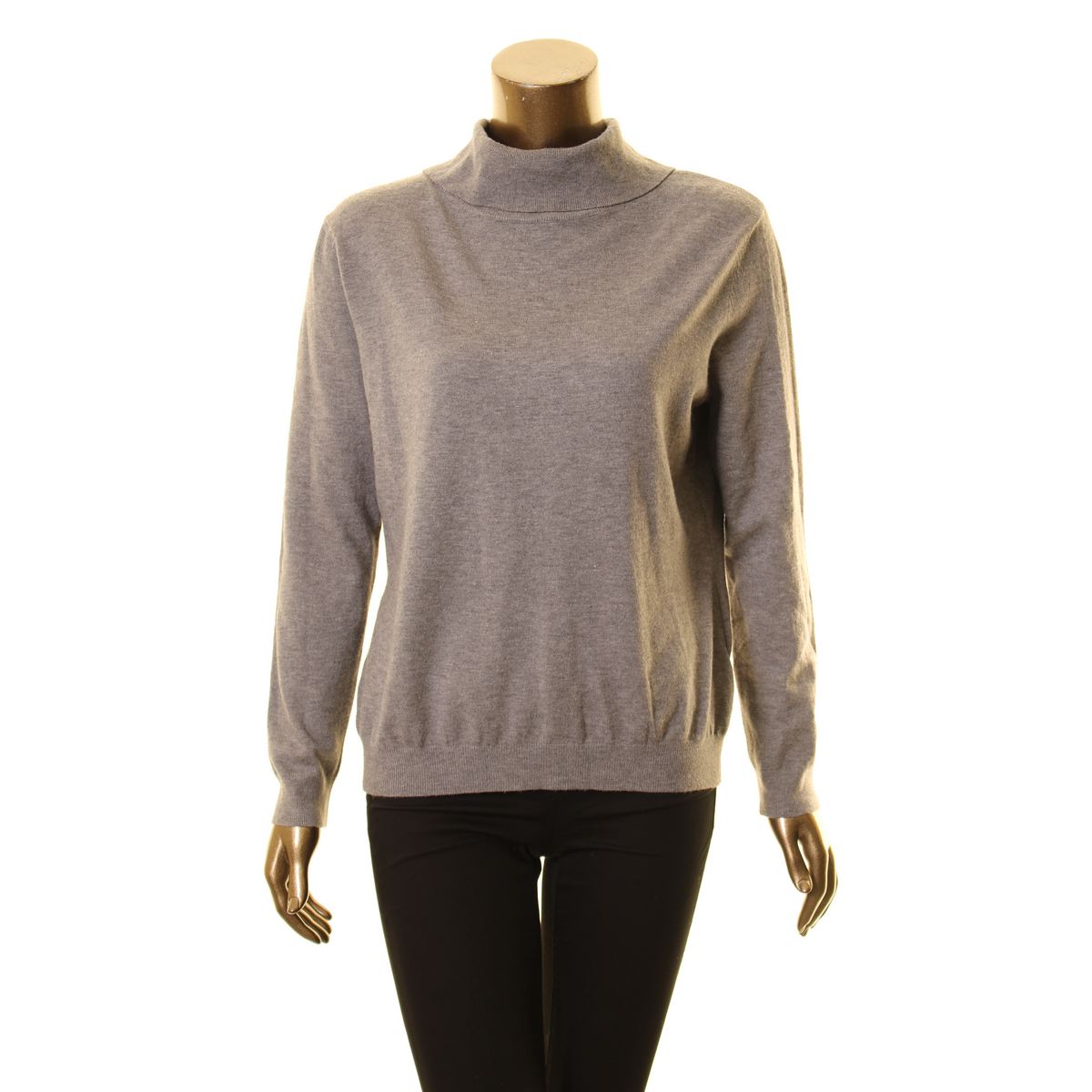 VILA MILANO NEW Women's Wool Blend Pullover Mock Neck Sweater Top L ...